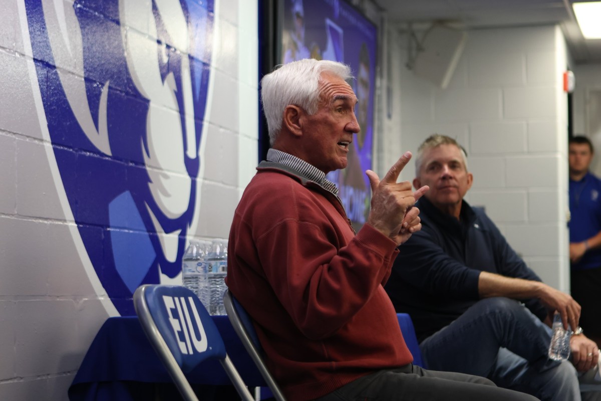 EIU legends’ visit provides notes and memories for Panther players ...